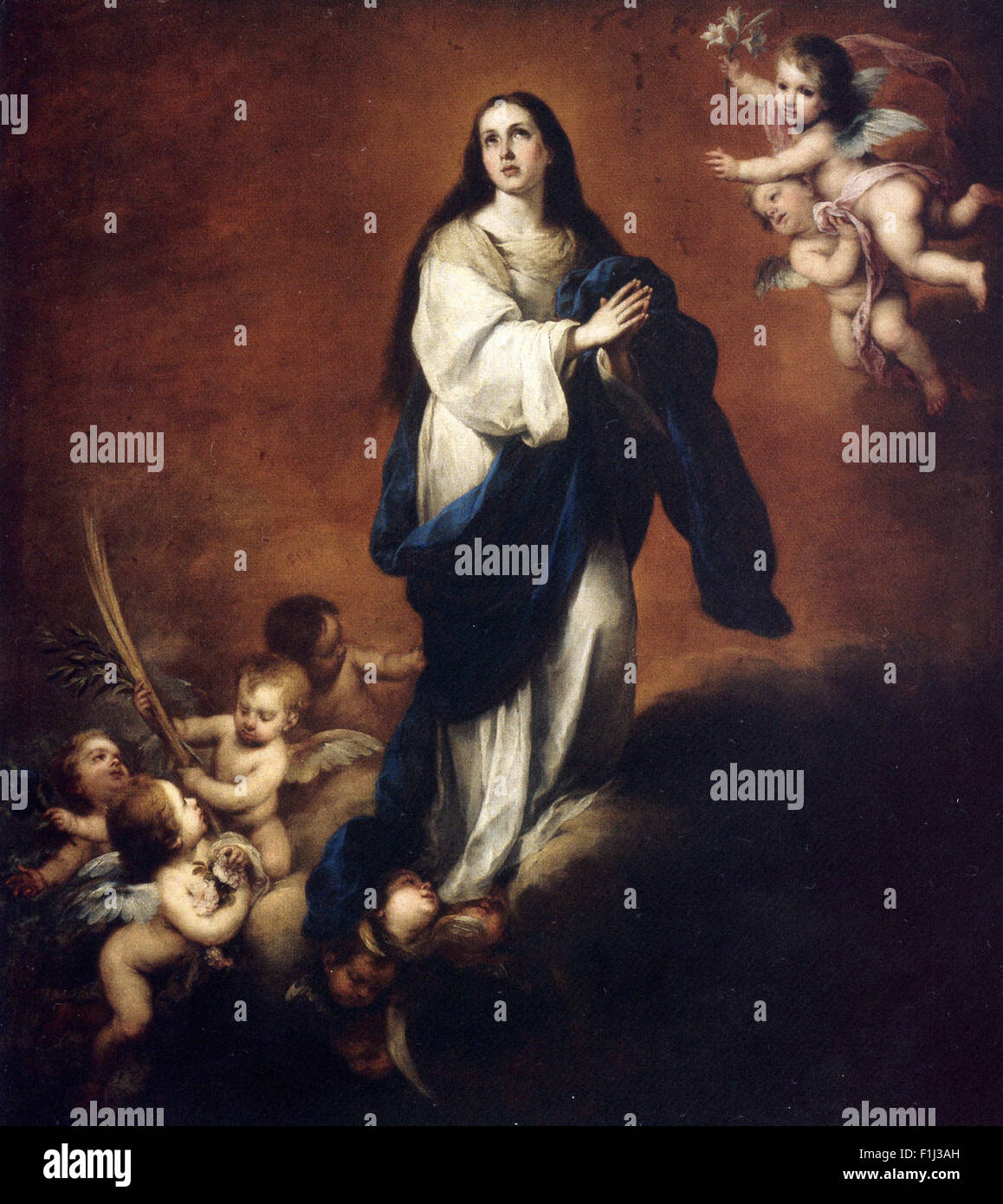 Immaculate conception bartolomé esteban murillo hi-res stock ...