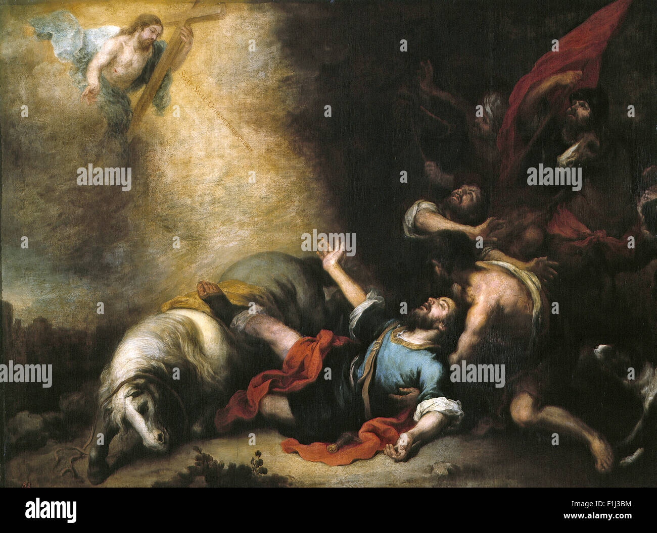 Bartolomé Esteban Murillo - The Conversion of Saint Paul Stock Photo ...