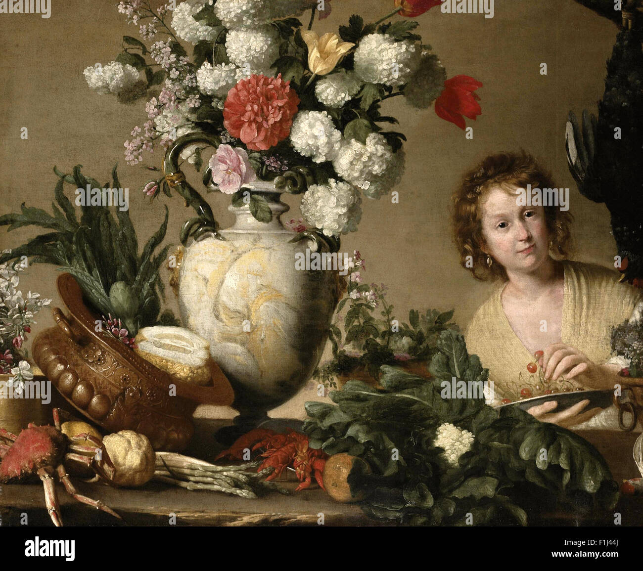 Bernardo Strozzi - The Gardener Stock Photo - Alamy