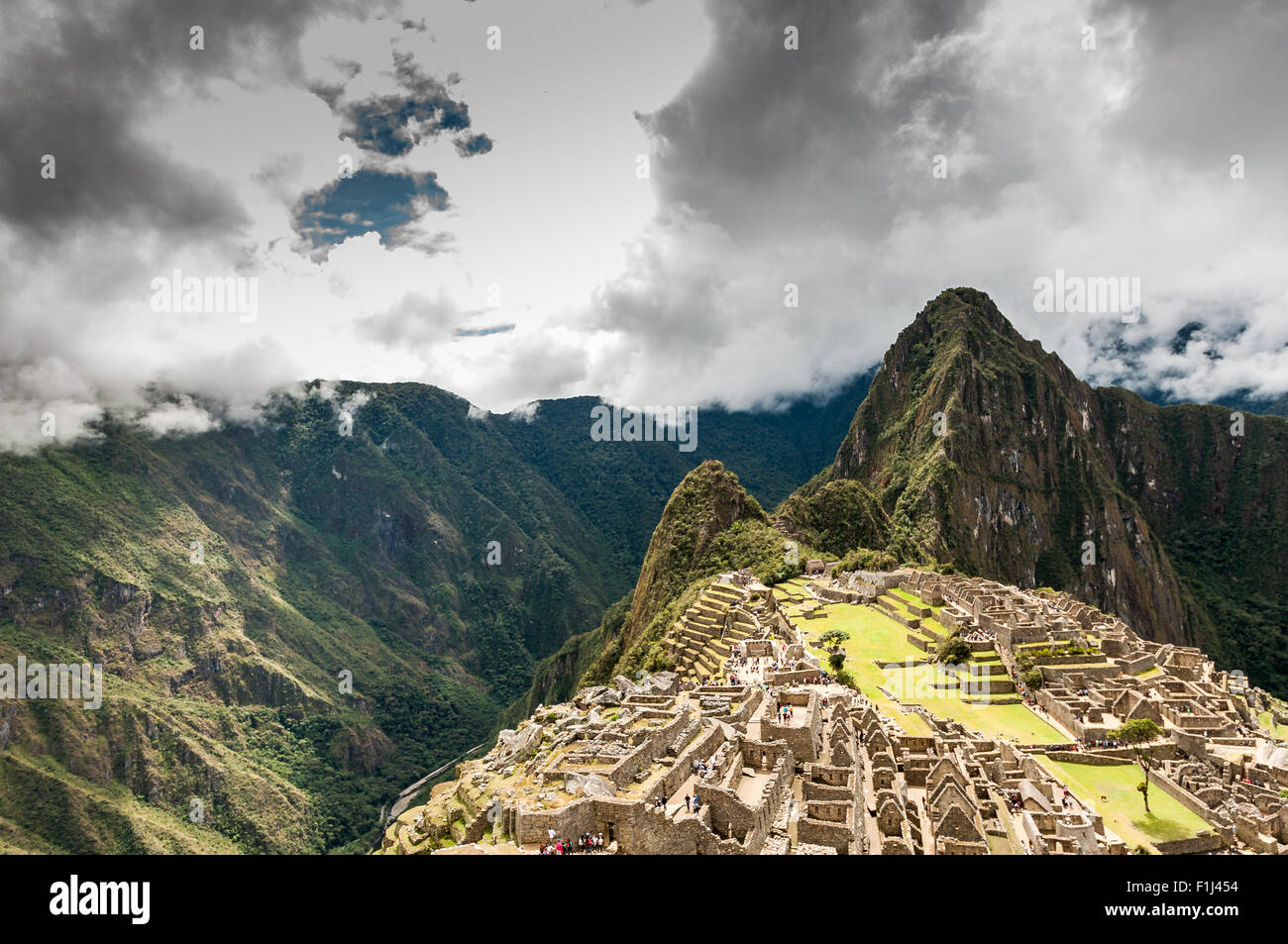 Machu Picchu (Peru, South America), a UNESCO World Heritage Site Stock ...