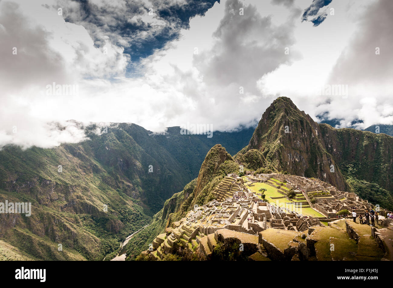 Machu Picchu (Peru, South America), a UNESCO World Heritage Site Stock ...