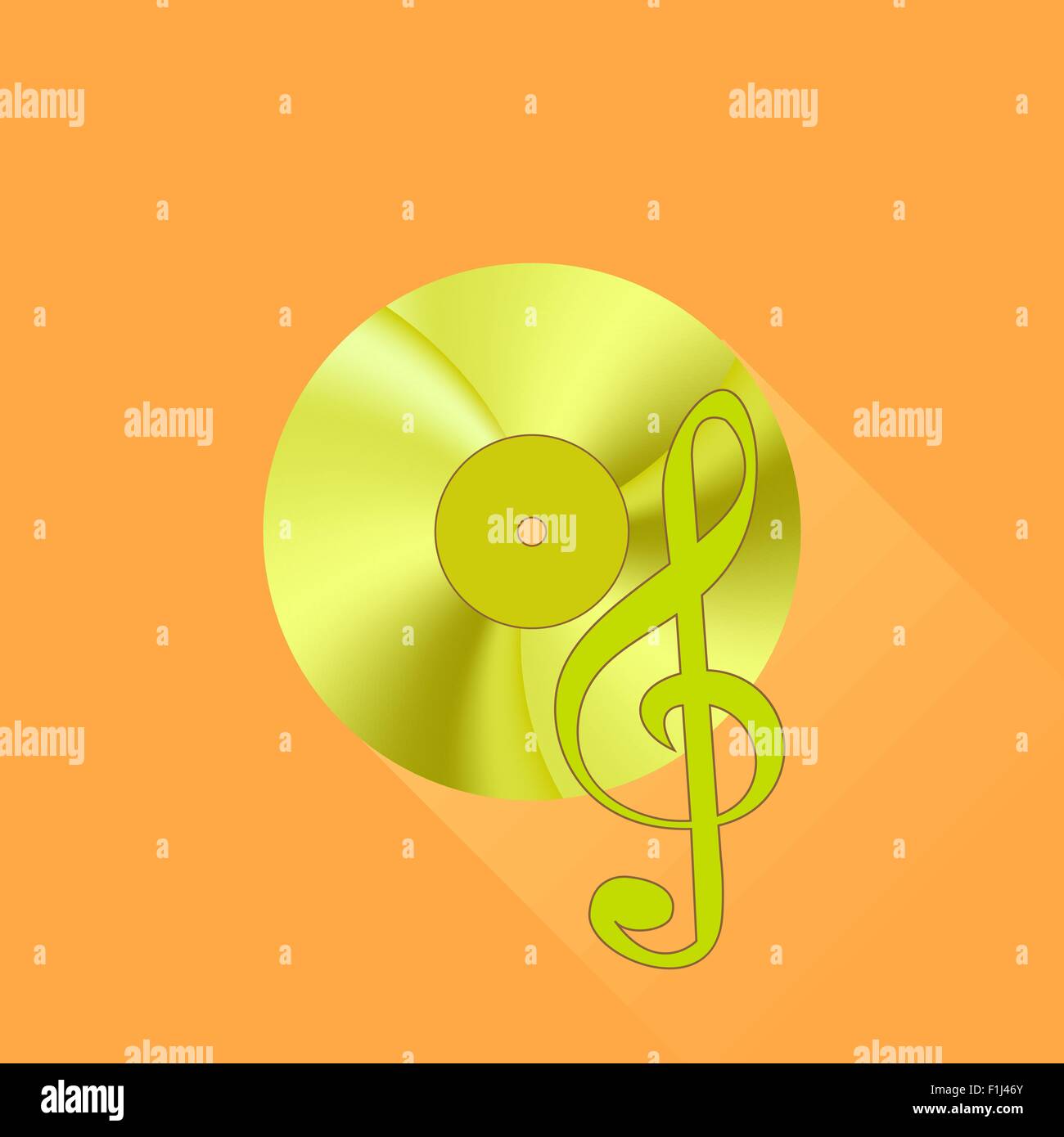 Gold disc Stock Vector Images - Alamy