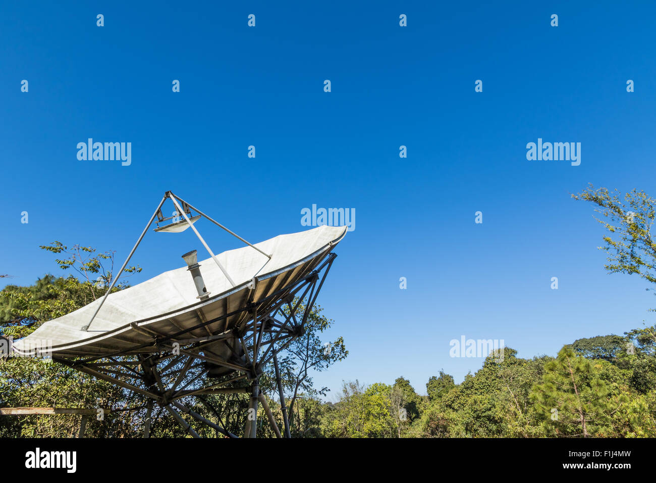 communication tower with analog television antenna transmitters Stock Photo - Alamy