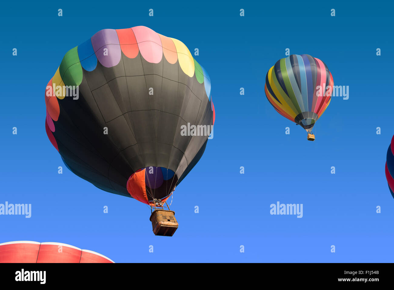 Colorful balloons on sky hi-res stock photography and images - Alamy