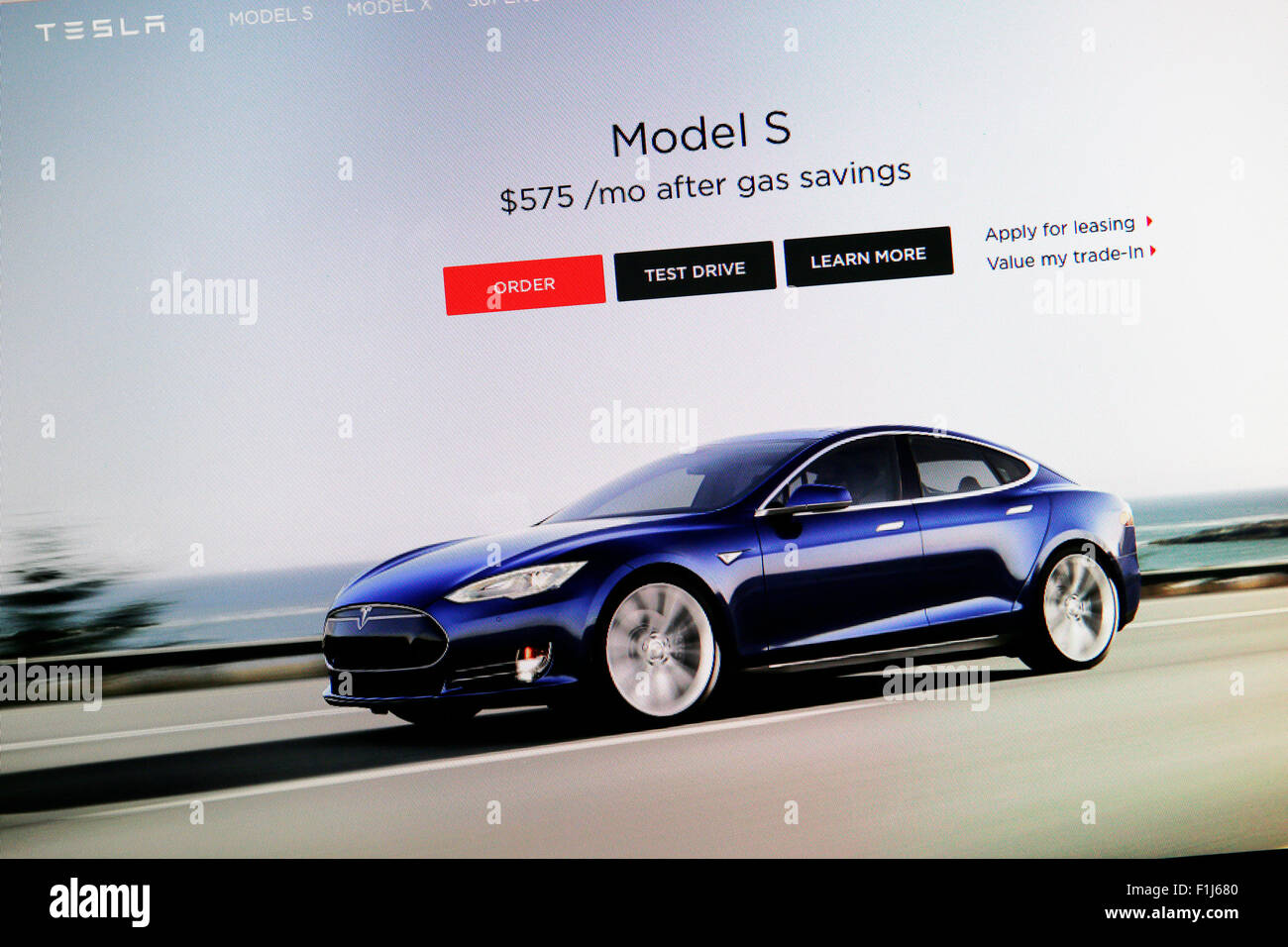Tesla car hi-res stock photography and images - Alamy