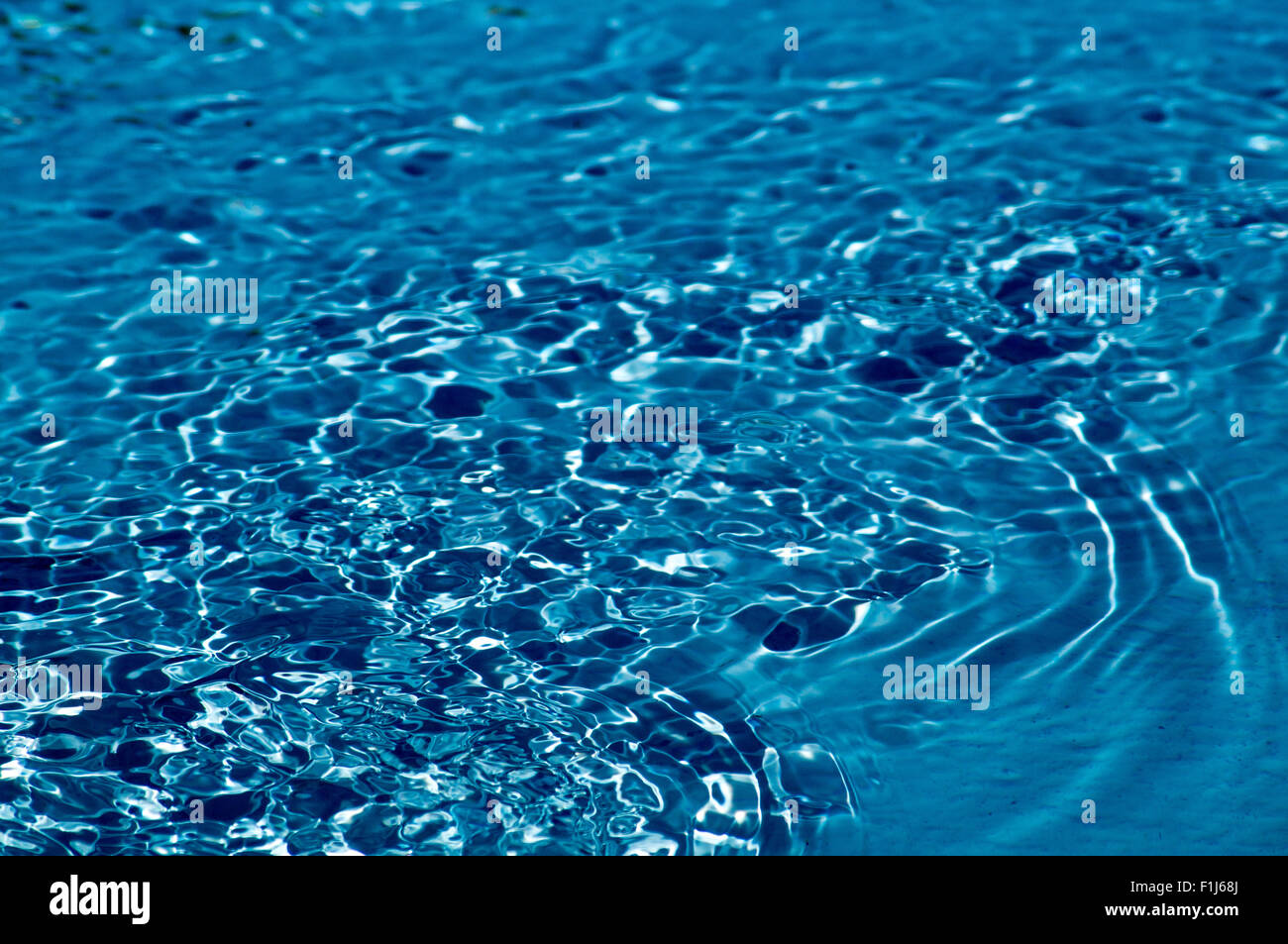 Swirling water In a swimming pool Stock Photo - Alamy