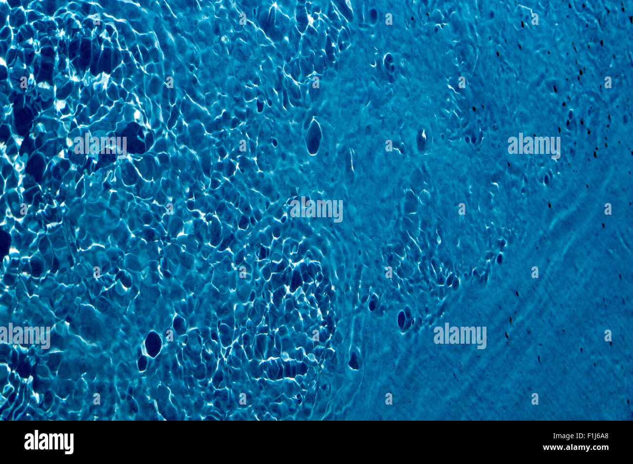 Swirling water In a swimming pool Stock Photo - Alamy