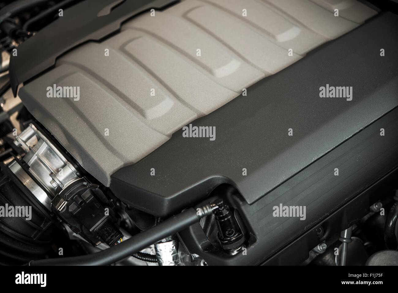 Modern Powerful Car Engine Closeup. Car Technology Stock Photo - Alamy