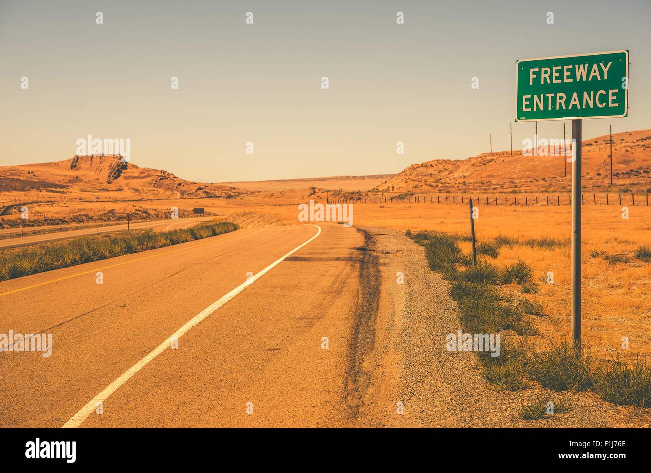 Freeway entrance ramp hi-res stock photography and images - Alamy