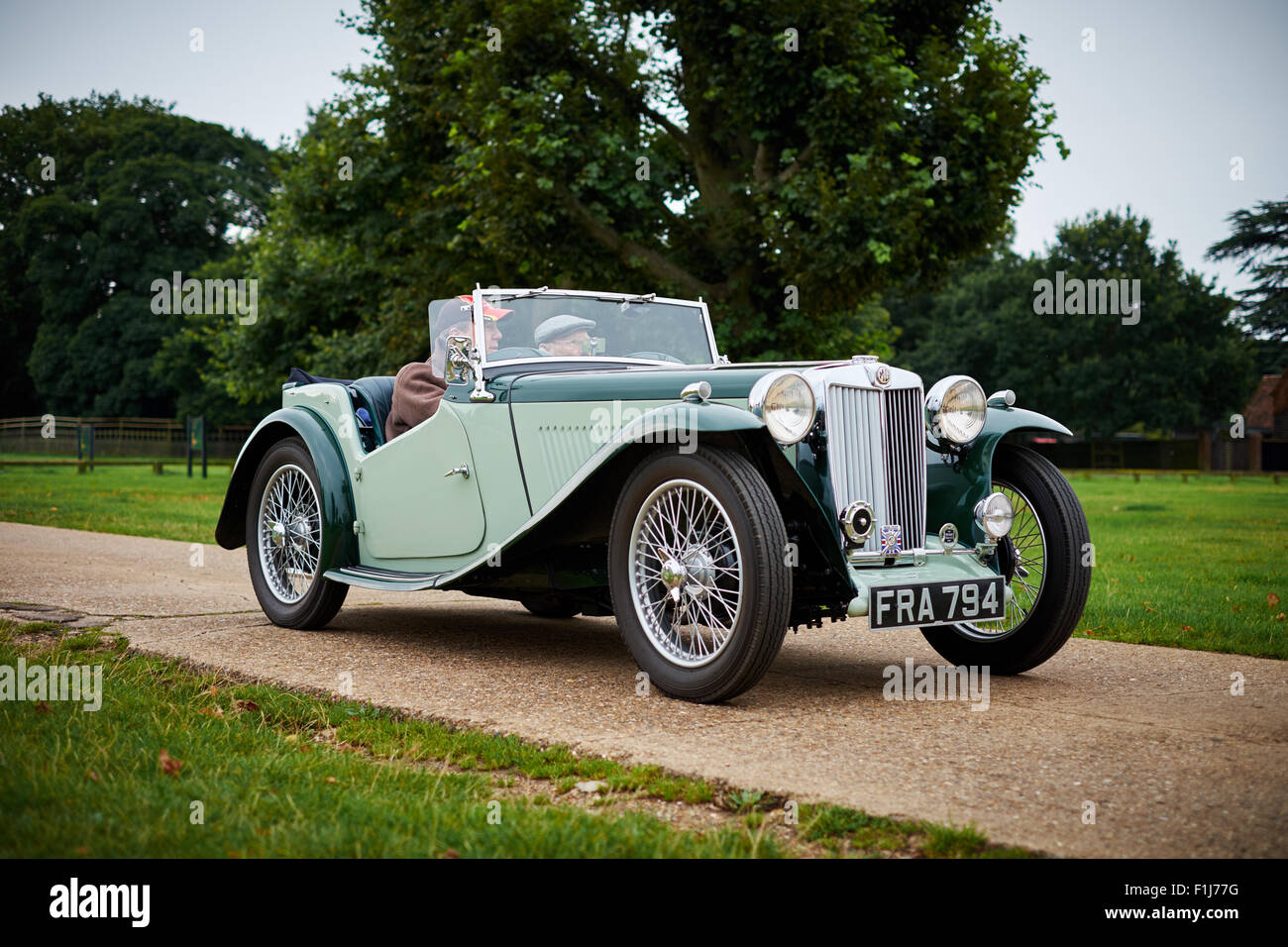 MG T series Midget classic vintage car Stock Photo - Alamy