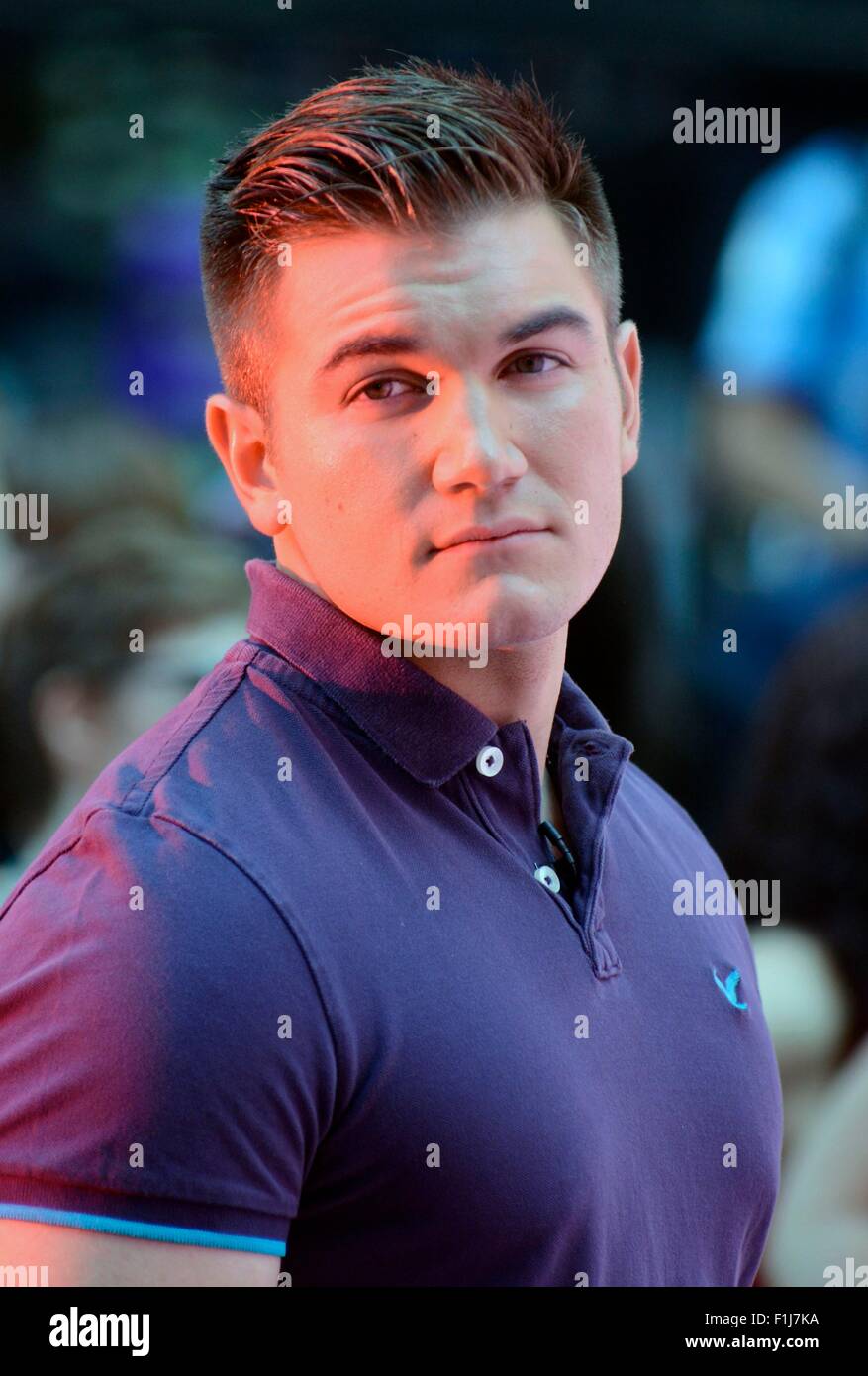 New York, NY, USA. 2nd Sep, 2015. Alex Skarlatos out and about for ...