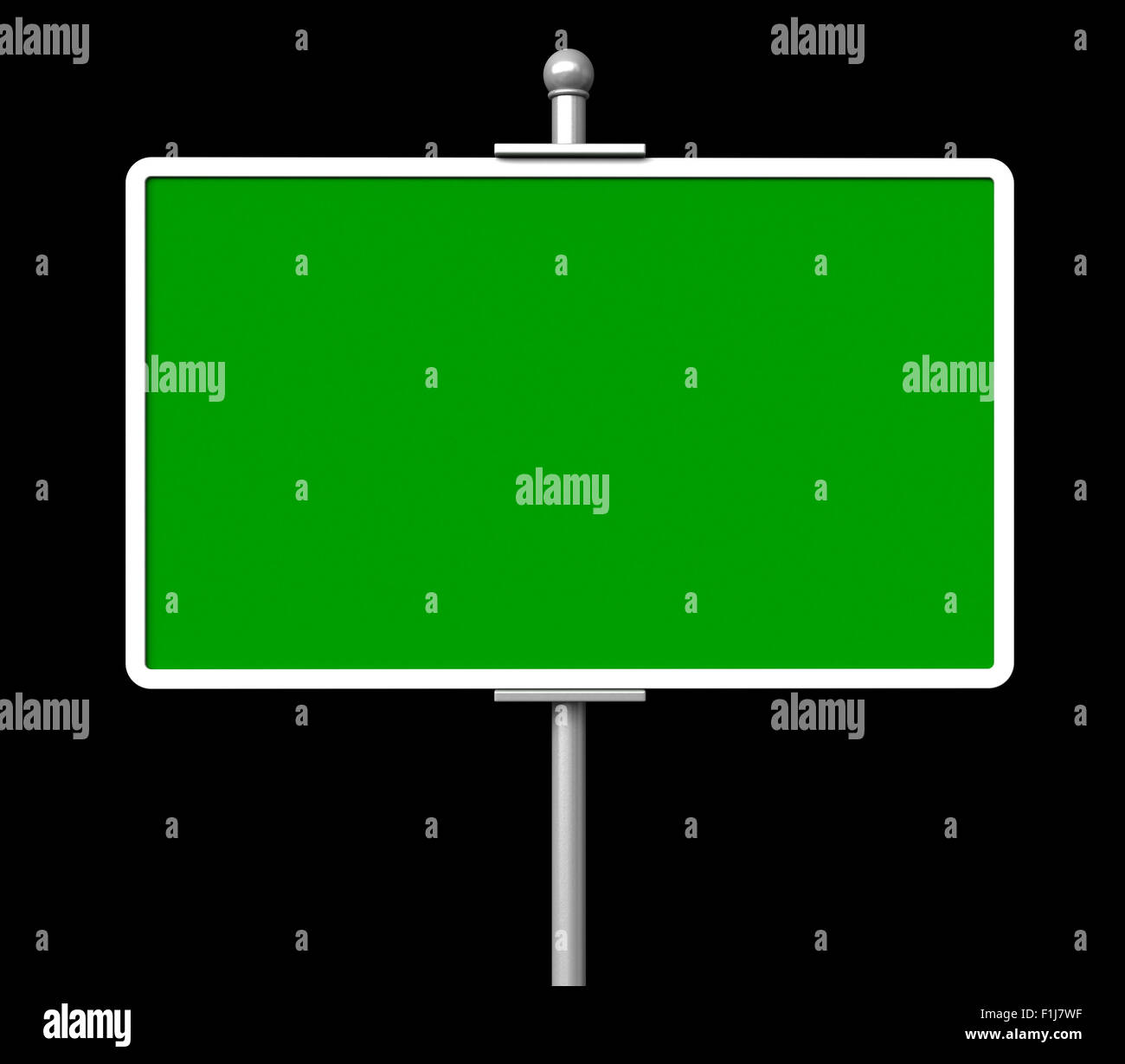 Blank green road sign isolated hi-res stock photography and images - Alamy