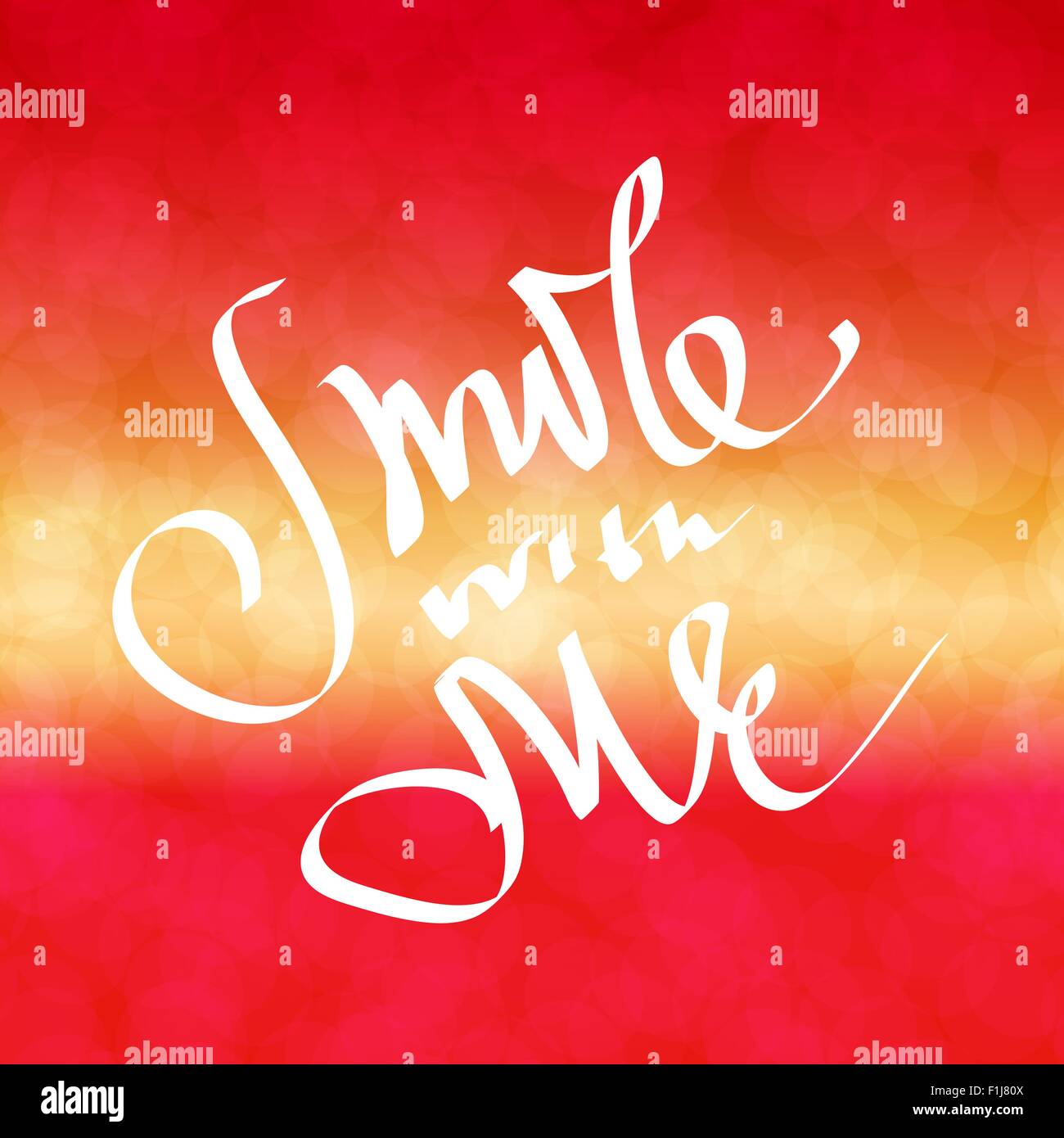 Smile with me Stock Vector Image & Art - Alamy