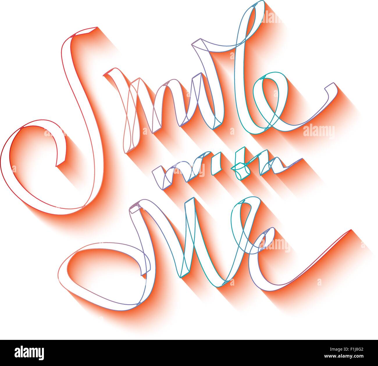 Smile with me Stock Vector Image & Art - Alamy