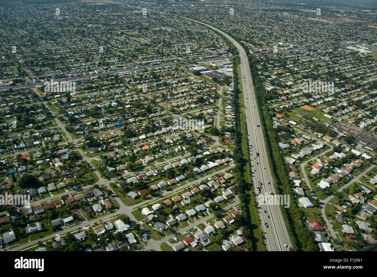 Aerial view of buildings in a city, Miami, Miami-Dade County, Florida ...