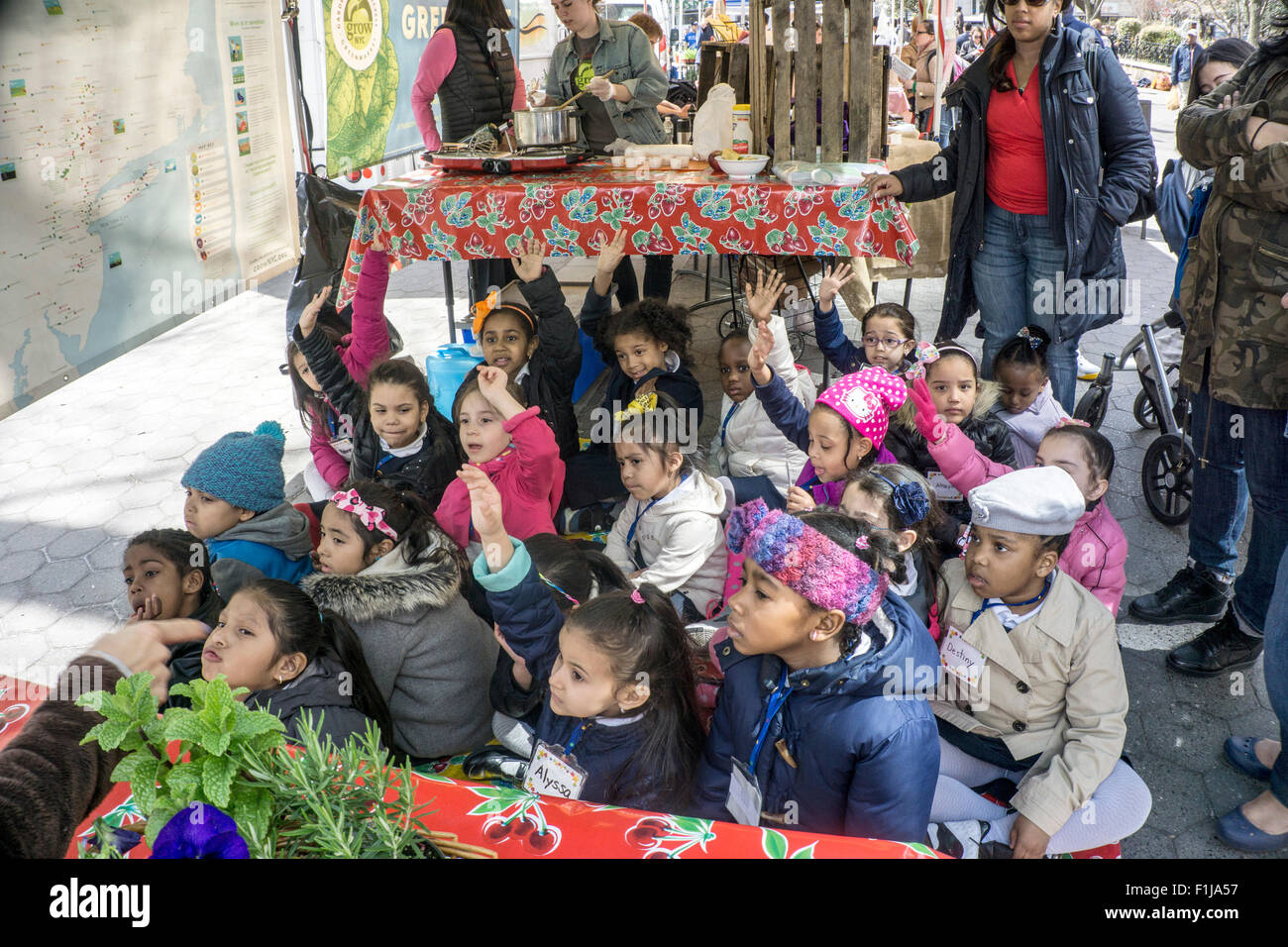 Diverse group small preschool girls hi-res stock photography and images ...