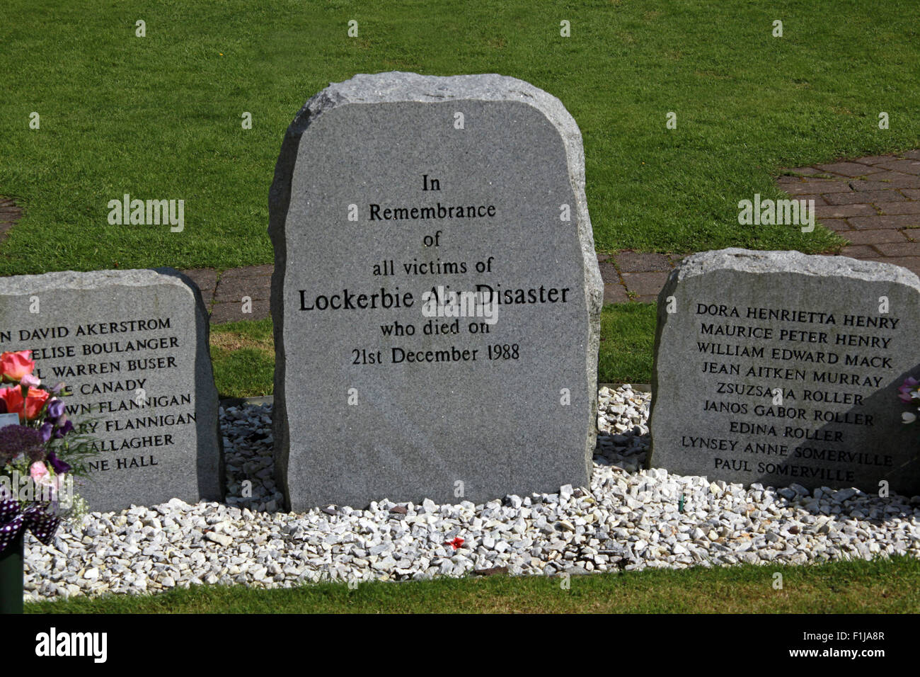 Lockerbie PanAm103 In Remembrance Memorial Stone, Scotland, UK, DG11 ...