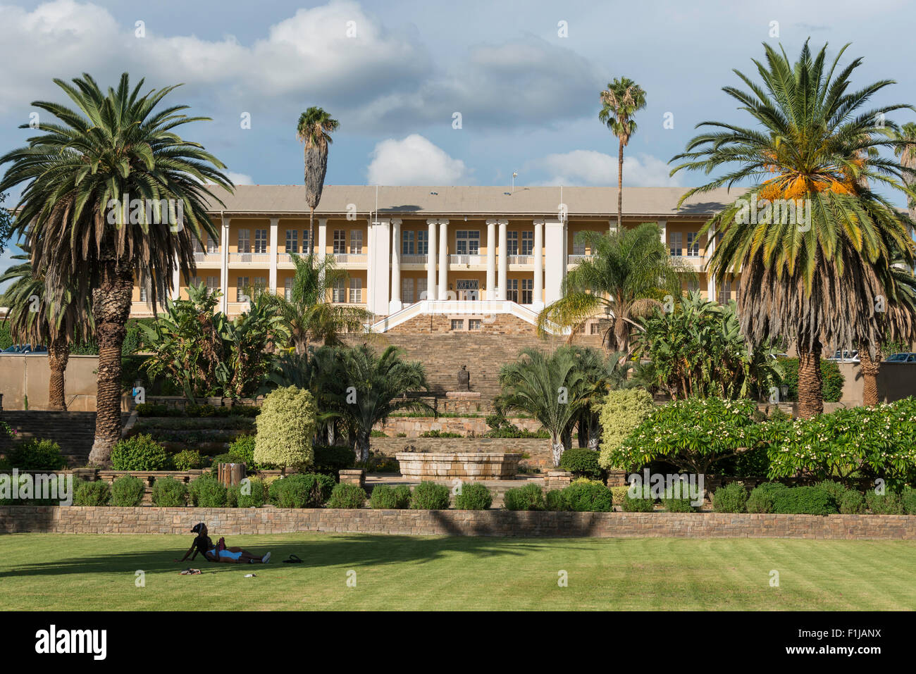 Parliament Building from Parliament Gardens, Robert Magabe Avenue ...