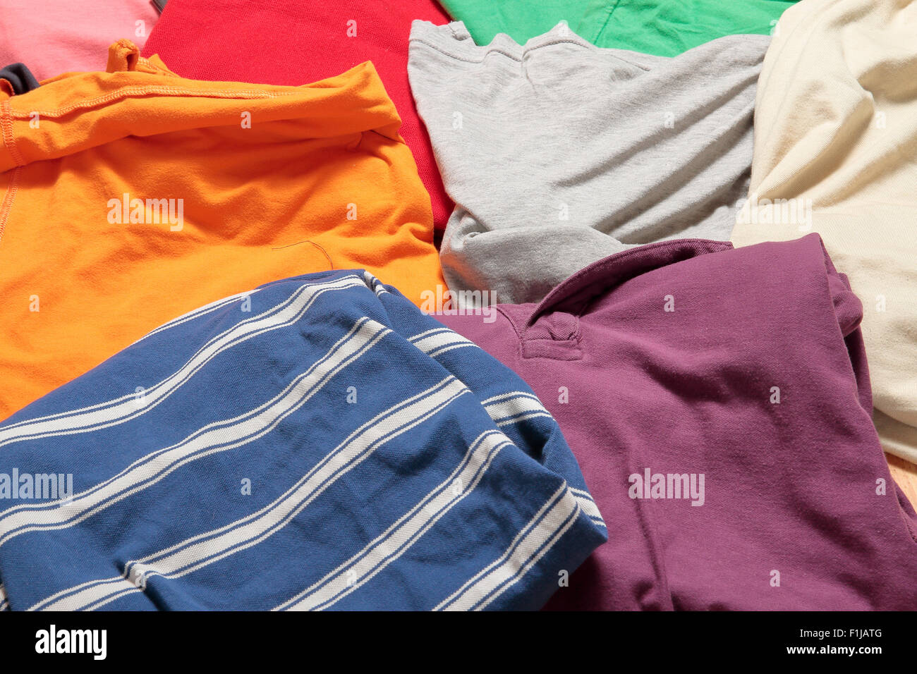 picture as background of colorful used clothes Stock Photo - Alamy