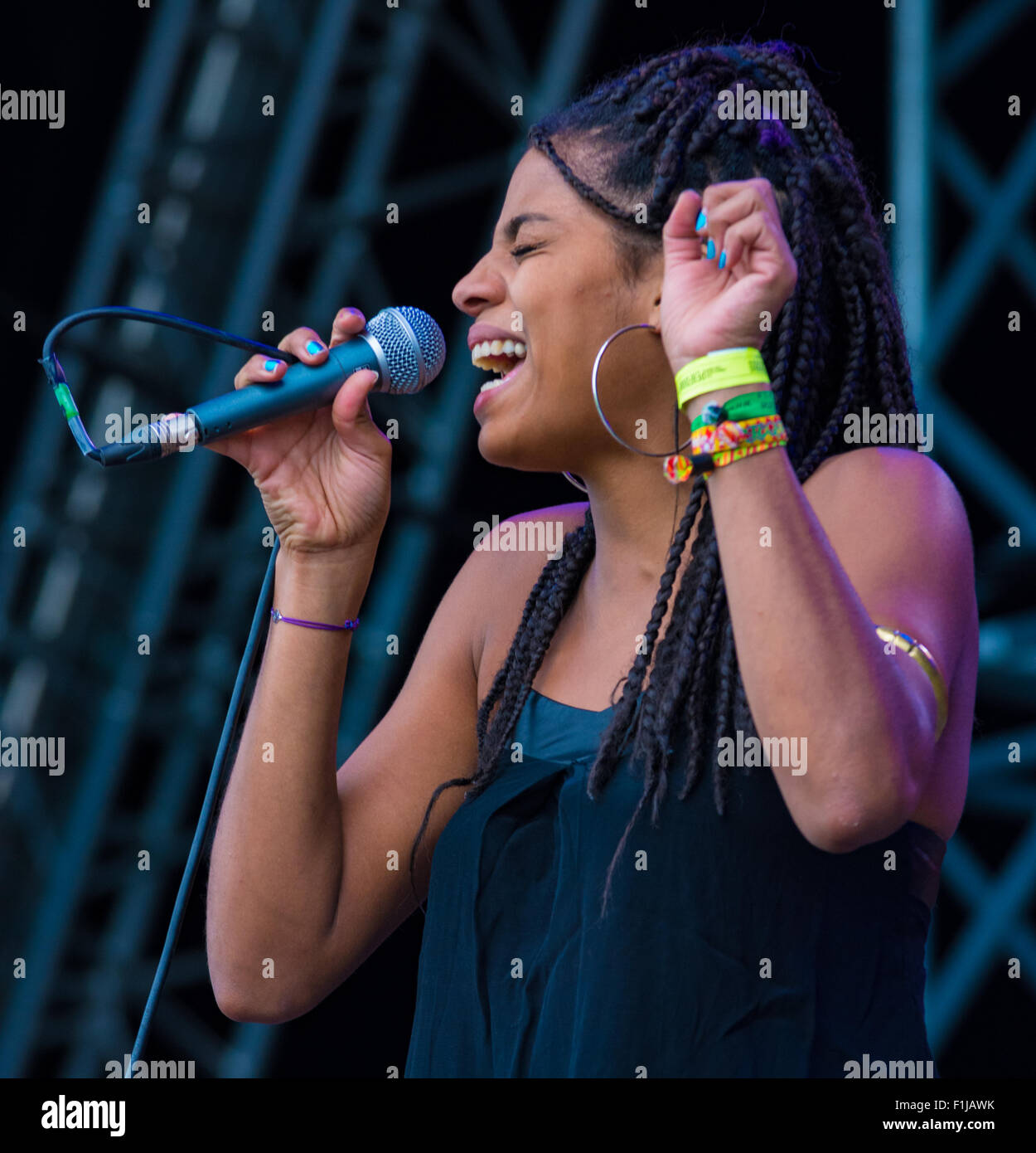 Dojo lie at Victorious Festival Portsmouth 2015 Stock Photo - Alamy