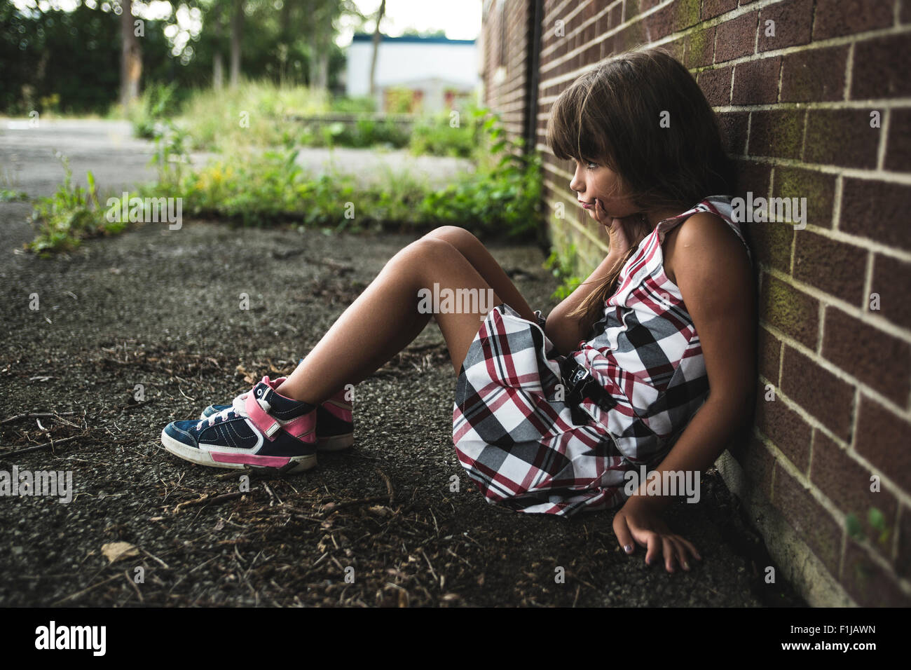 eight years old school girl Stock Photo - Alamy