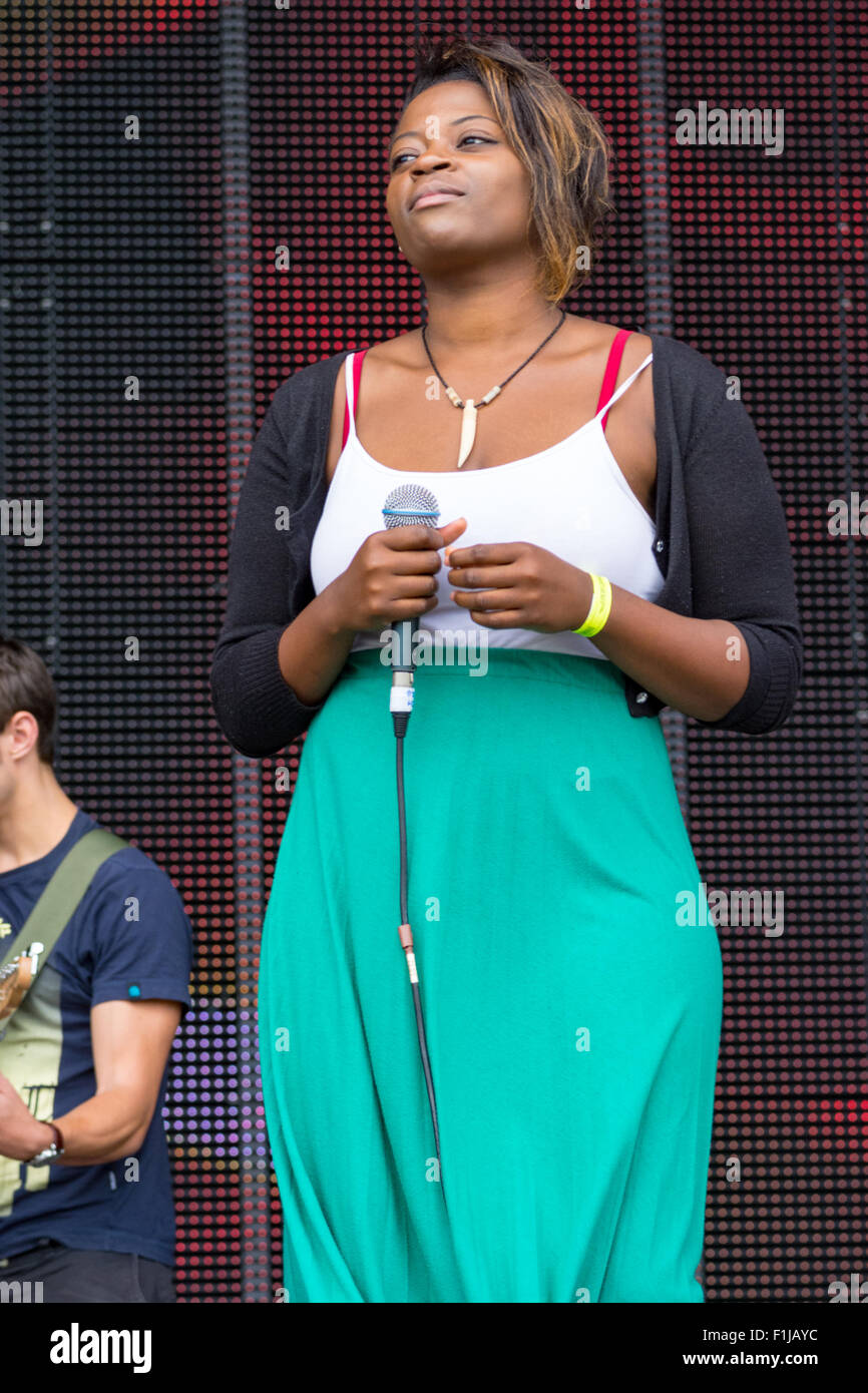 Dojo lie at Victorious Festival Portsmouth 2015 Stock Photo - Alamy