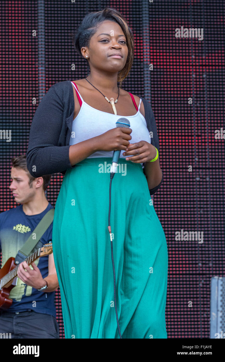 Dojo lie at Victorious Festival Portsmouth 2015 Stock Photo - Alamy