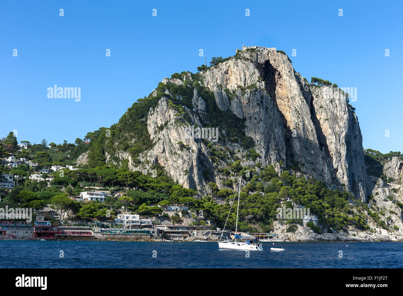 Panoramic view of Marina Piccola, located on the southern side of the ...