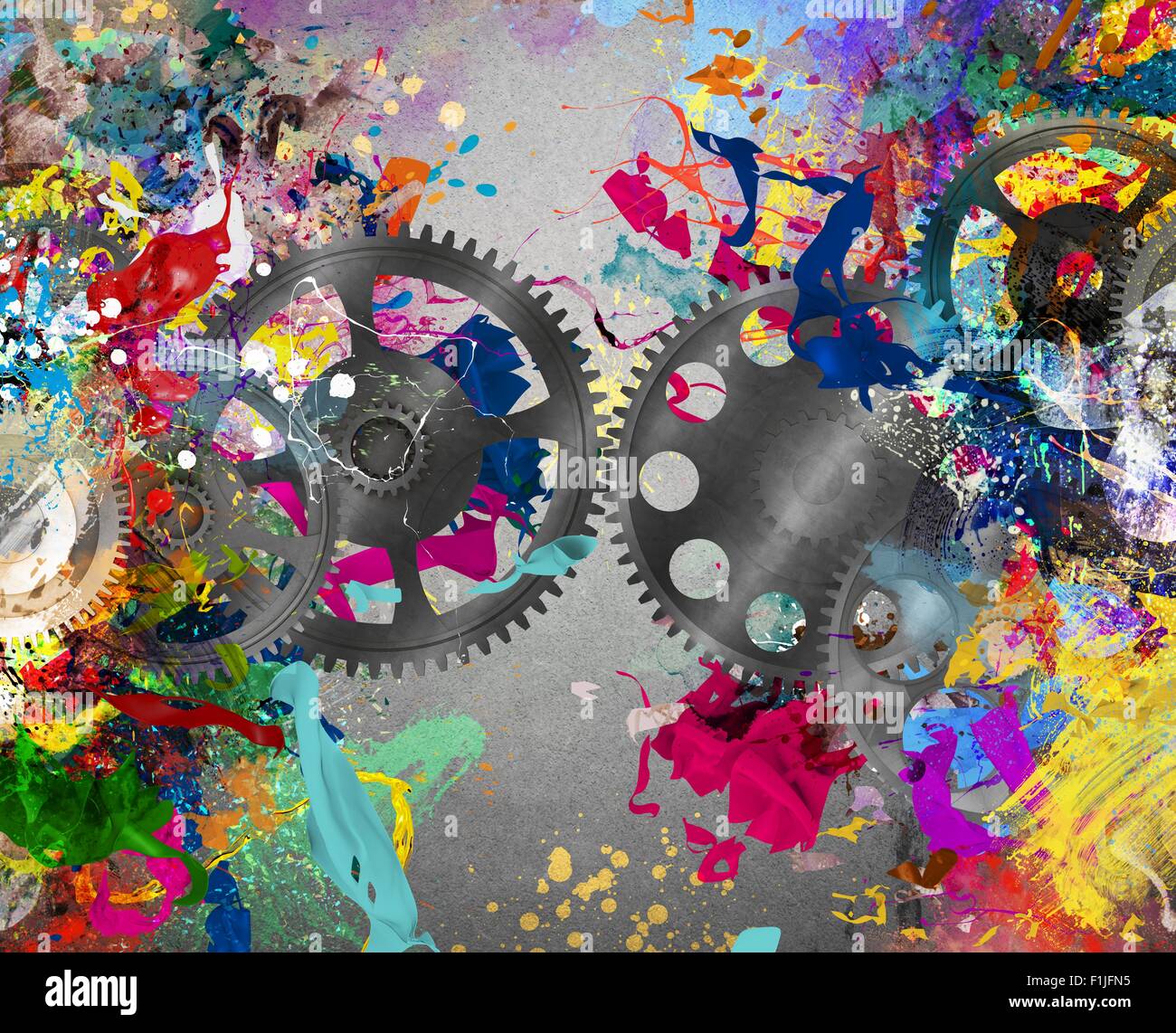 Paint gear hi-res stock photography and images - Alamy