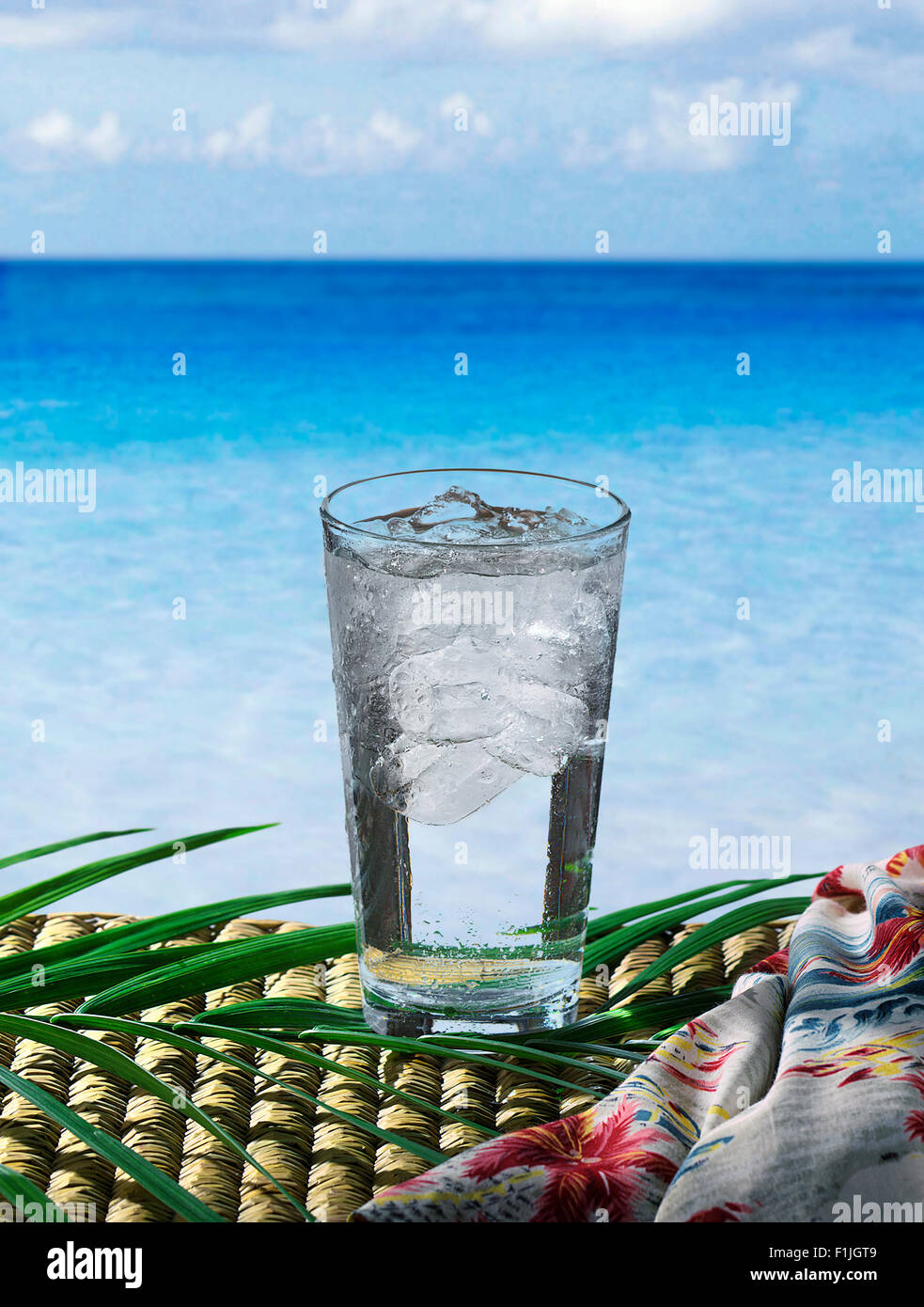 Glass of clear, cold water Stock Photo - Alamy