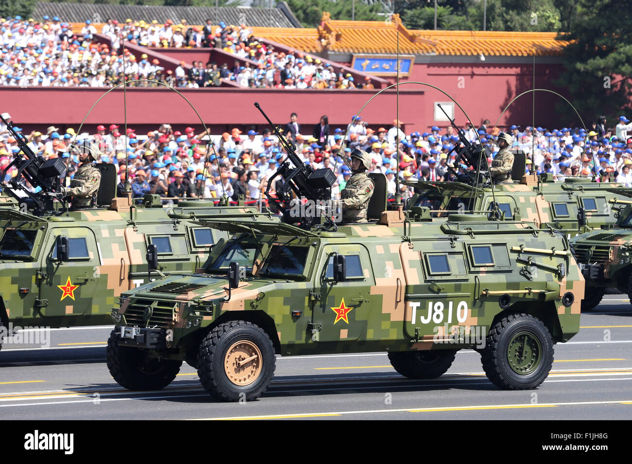 Beijing, China. 3rd Sep, 2015. Light assault vehicles attend the ...
