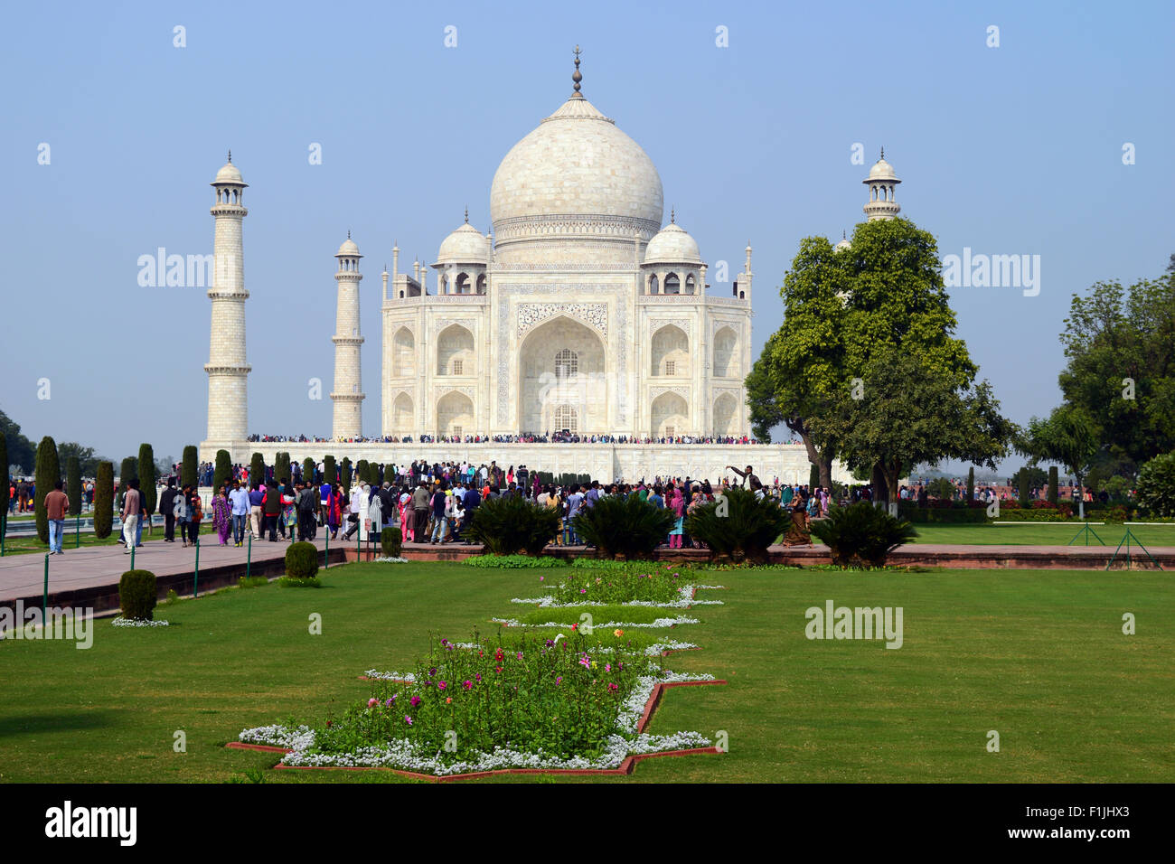 Taj Mahal Agra India World Wonder Stock Photo - Alamy