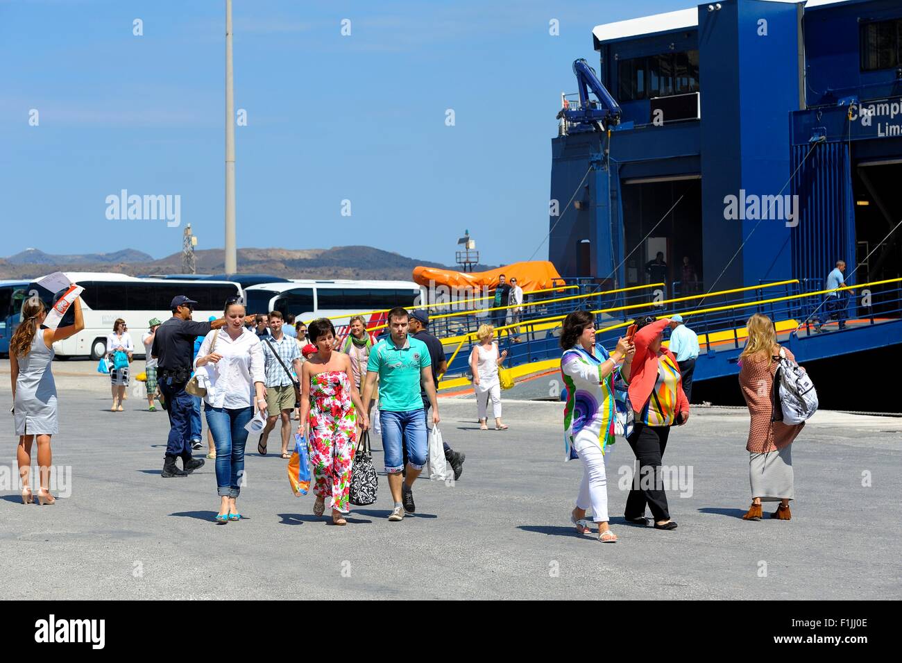 Ormos athinios hi-res stock photography and images - Alamy