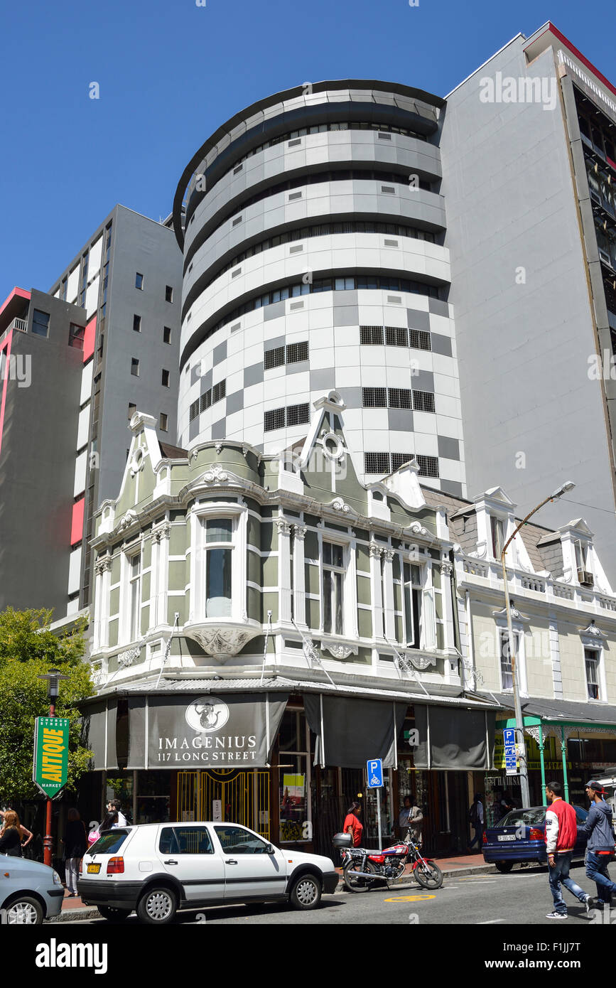 Old and modern architecture, Long Street, Cape Town, Western Cape ...
