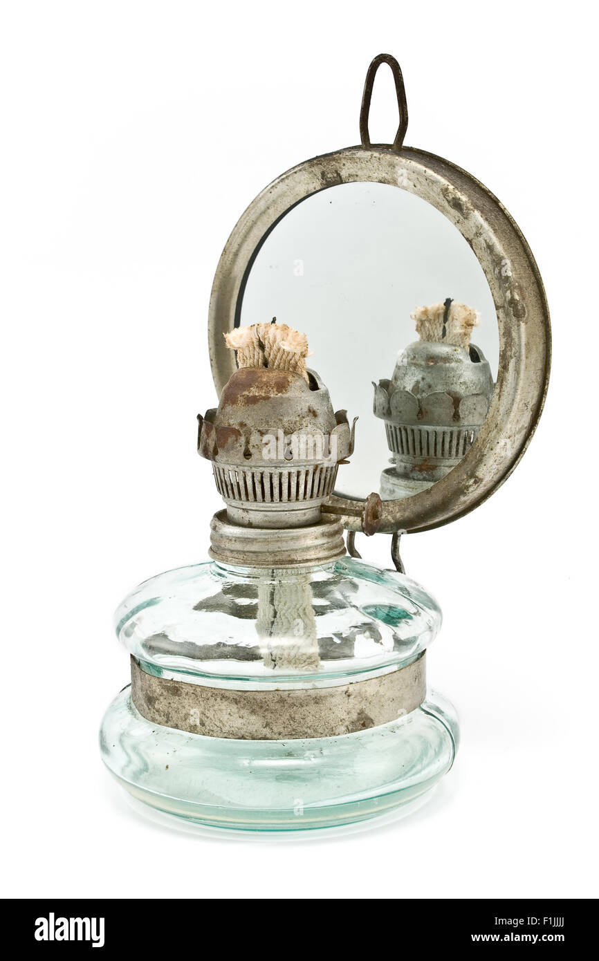 Old vintage lamp hanging Cut Out Stock Images & Pictures - Alamy