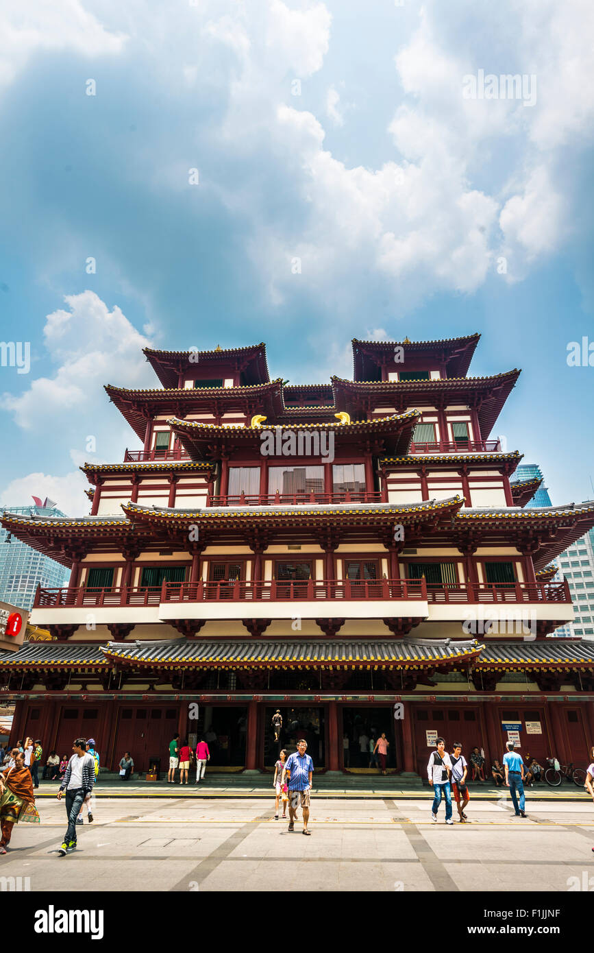 Thong Hood Cho Temple, Waterloo Street, Chinatown, Singapore Stock ...