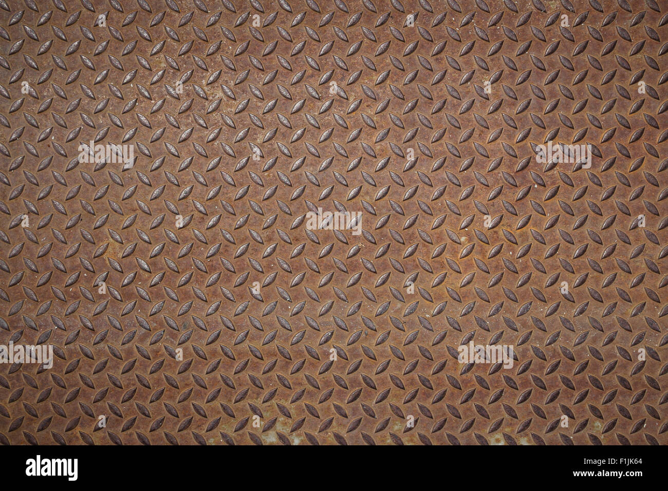Front view of a rusty panel with non-slip surface Stock Photo - Alamy