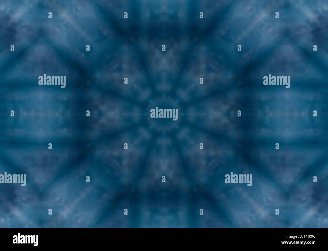 blue color drawing in kaleidoscope pattern - blue color drawing in ...