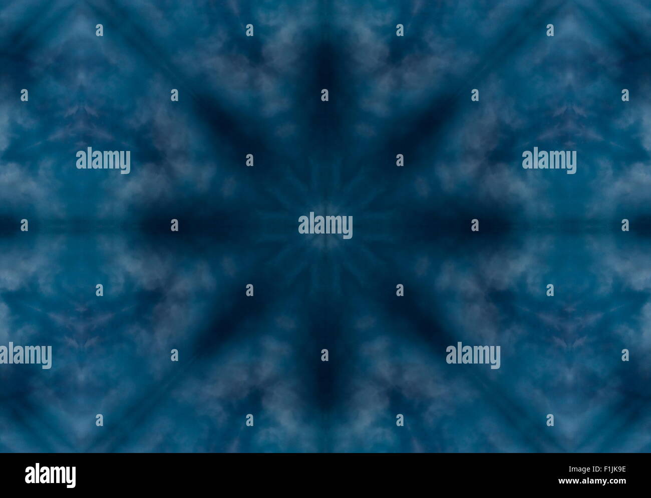 blue color drawing in kaleidoscope pattern - blue color drawing in ...