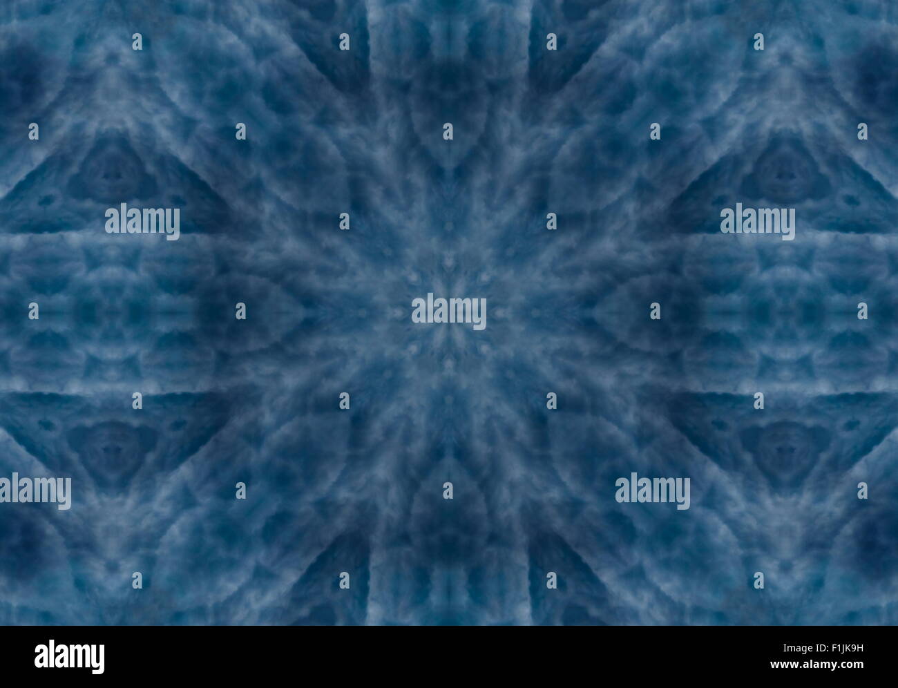 blue color drawing in kaleidoscope pattern - blue color drawing in ...