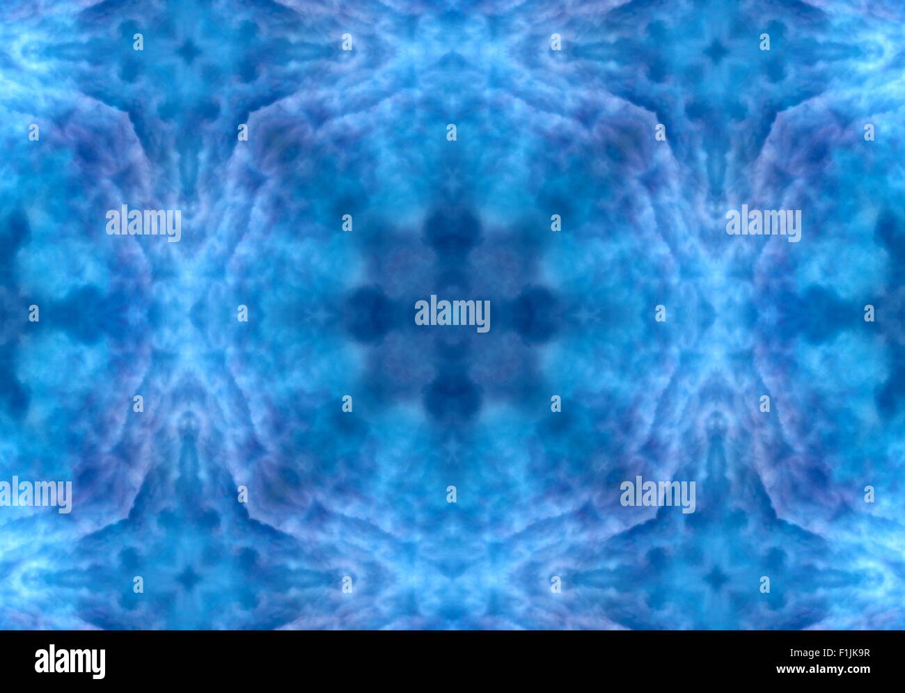 blue color drawing in kaleidoscope pattern - blue color drawing in ...