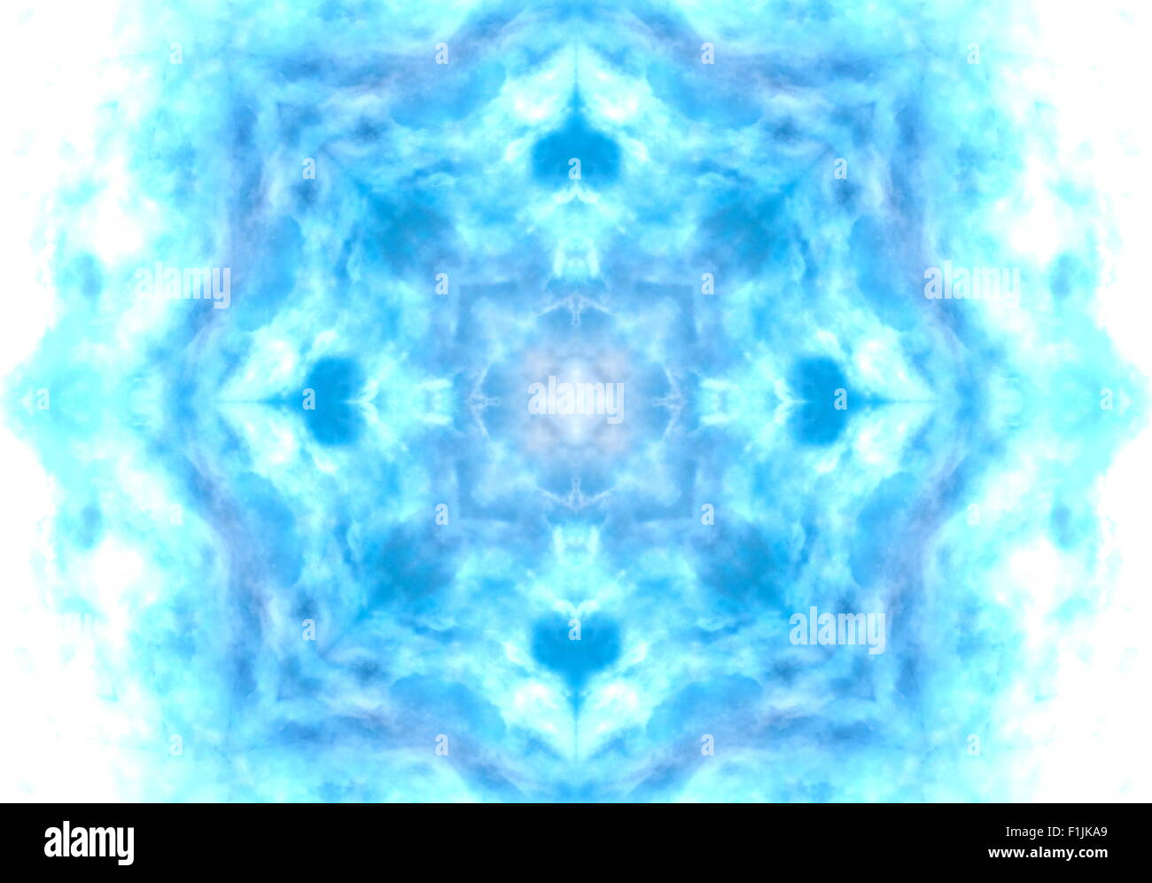 blue color drawing in kaleidoscope pattern - blue color drawing in ...