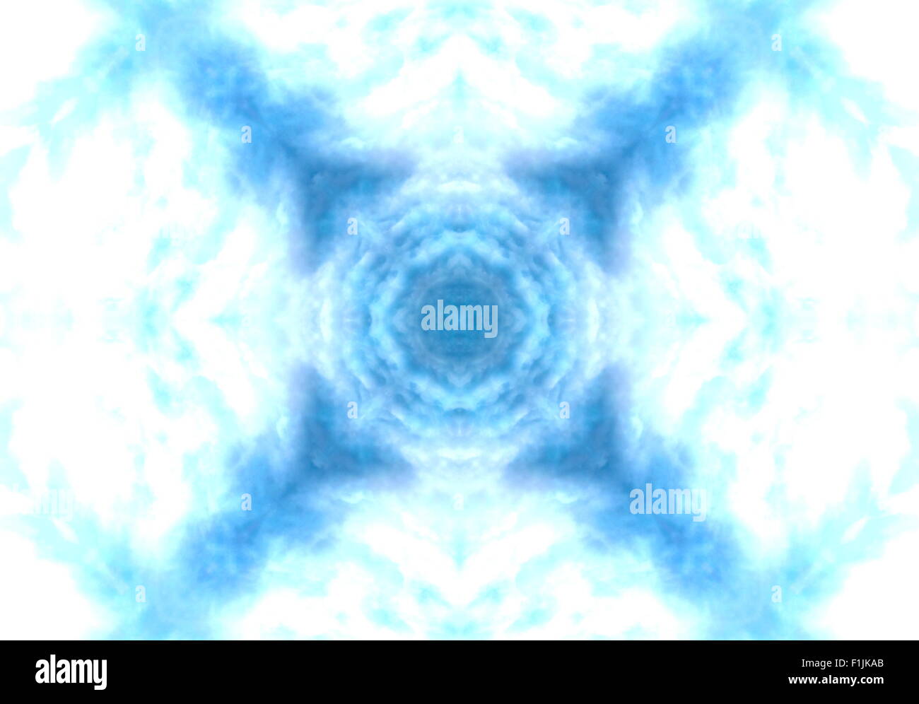 blue color drawing in kaleidoscope pattern - blue color drawing in ...