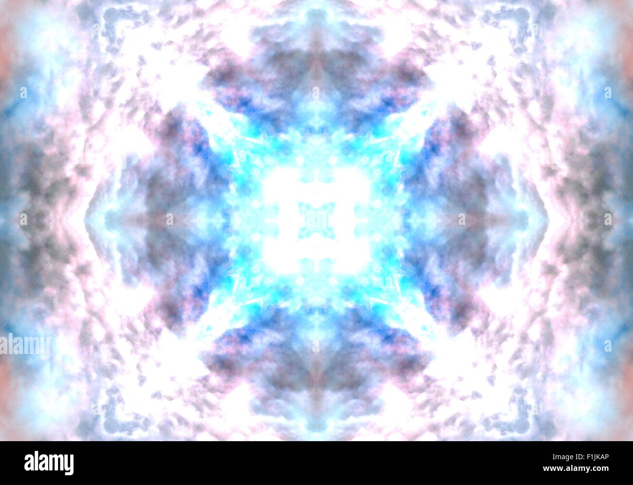 blue color drawing in kaleidoscope pattern - blue color drawing in ...