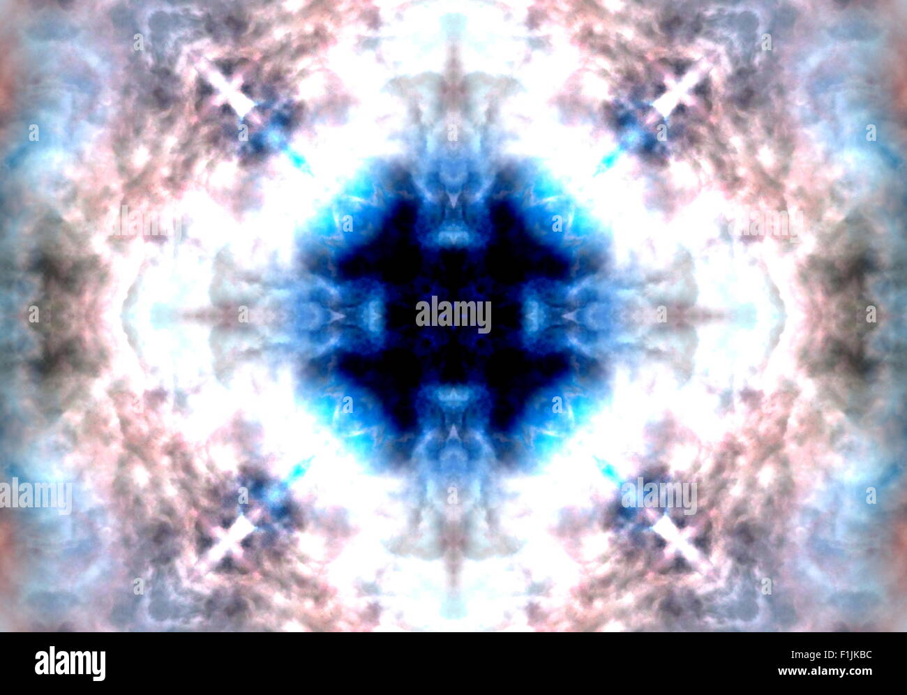 blue color drawing in kaleidoscope pattern - blue color drawing in ...