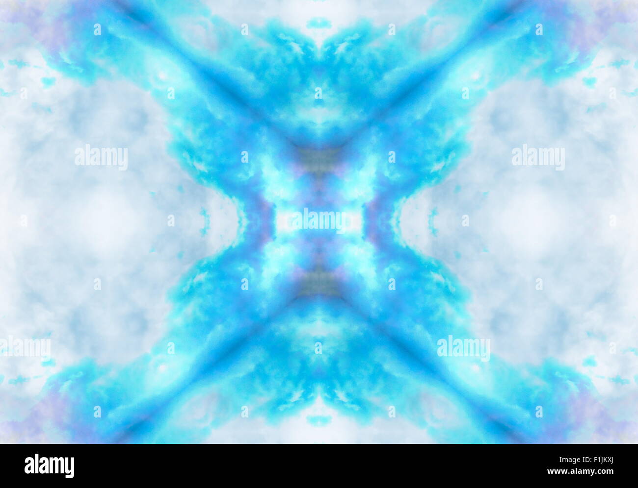 blue color drawing in kaleidoscope pattern - blue color drawing in ...