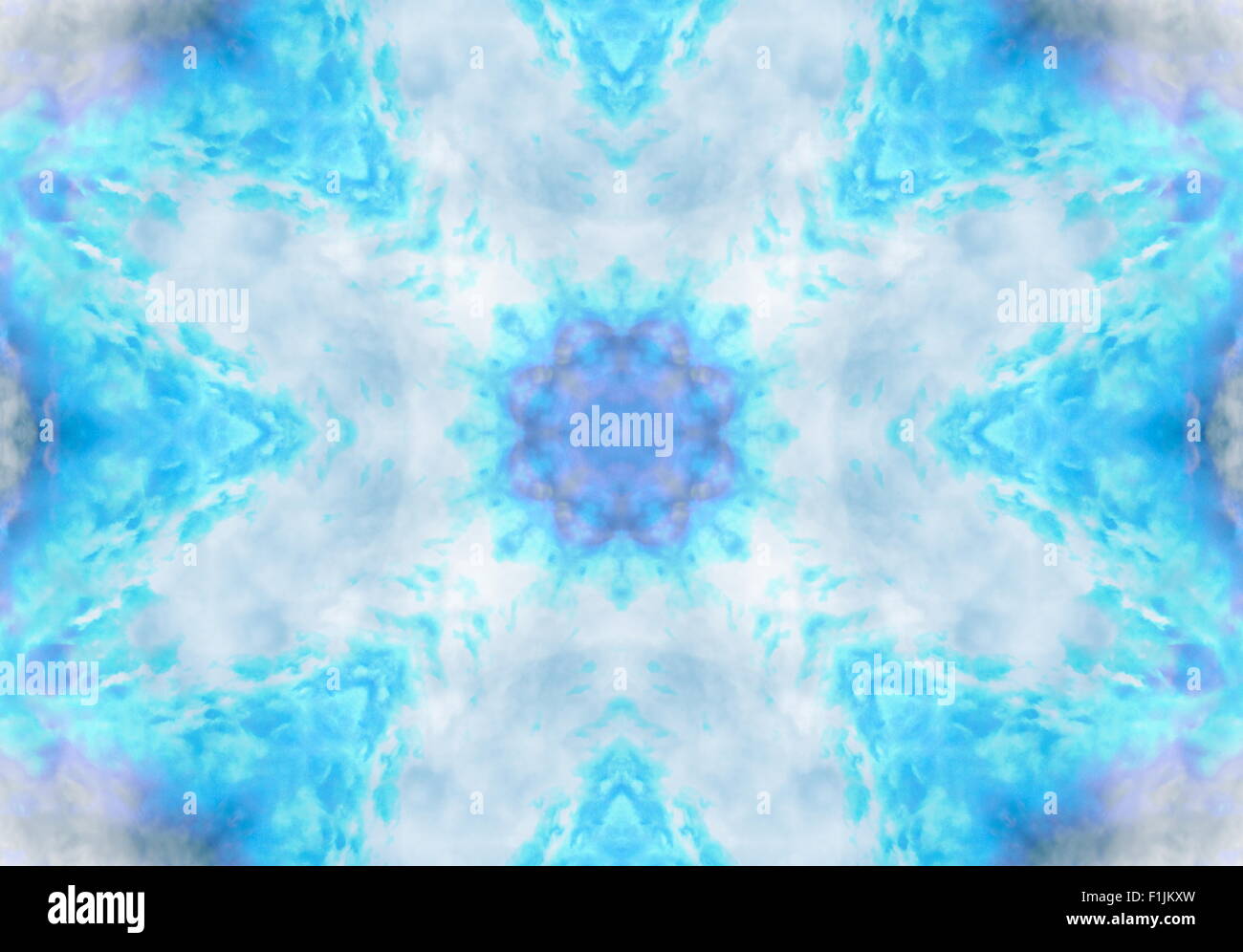 blue color drawing in kaleidoscope pattern - blue color drawing in ...