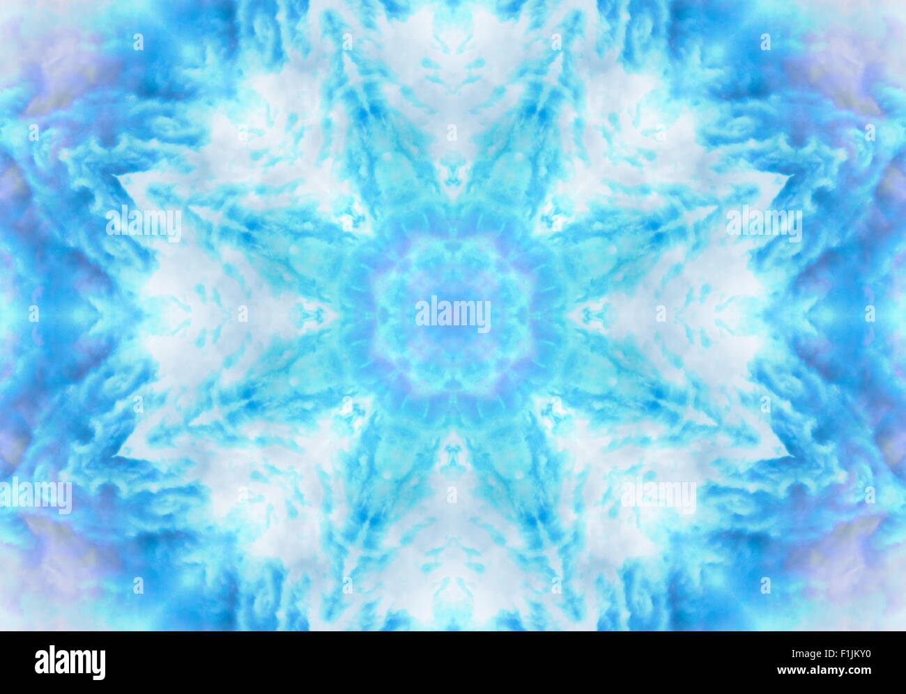 blue color drawing in kaleidoscope pattern - blue color drawing in ...