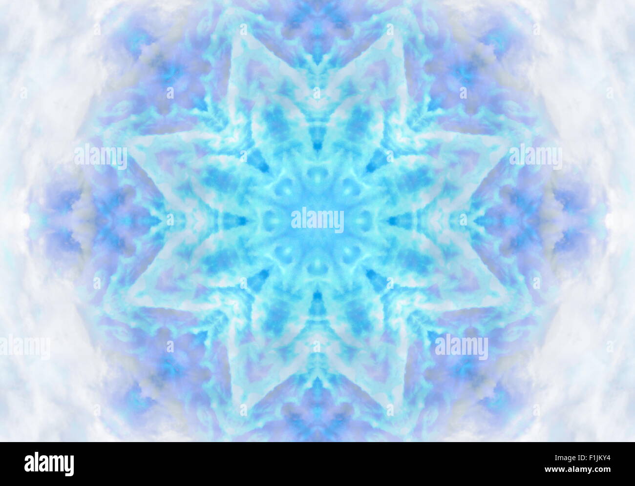 blue color drawing in kaleidoscope pattern - blue color drawing in ...