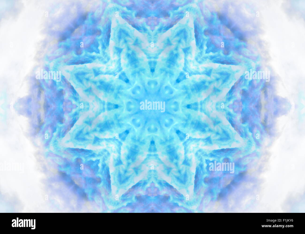 blue color drawing in kaleidoscope pattern - blue color drawing in ...